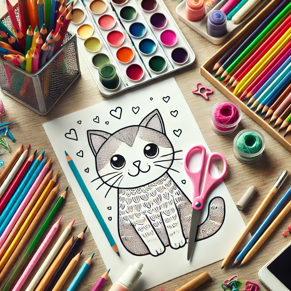 401+ Enchanting Cat Coloring Pages
