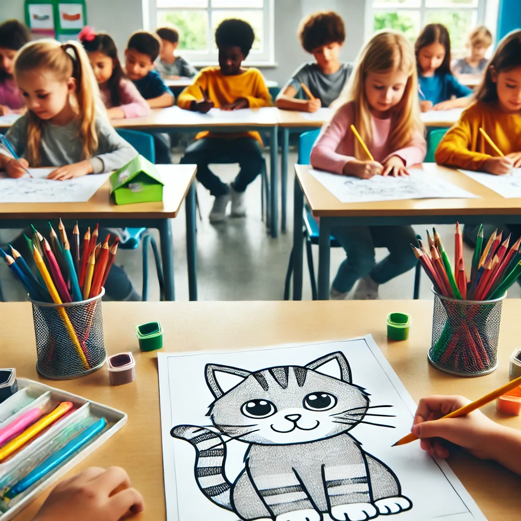 401+ Enchanting Cat Coloring Pages