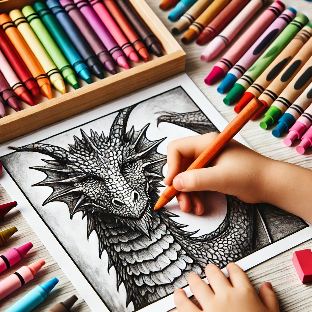 25+ Enchanting Dragon Coloring Pages