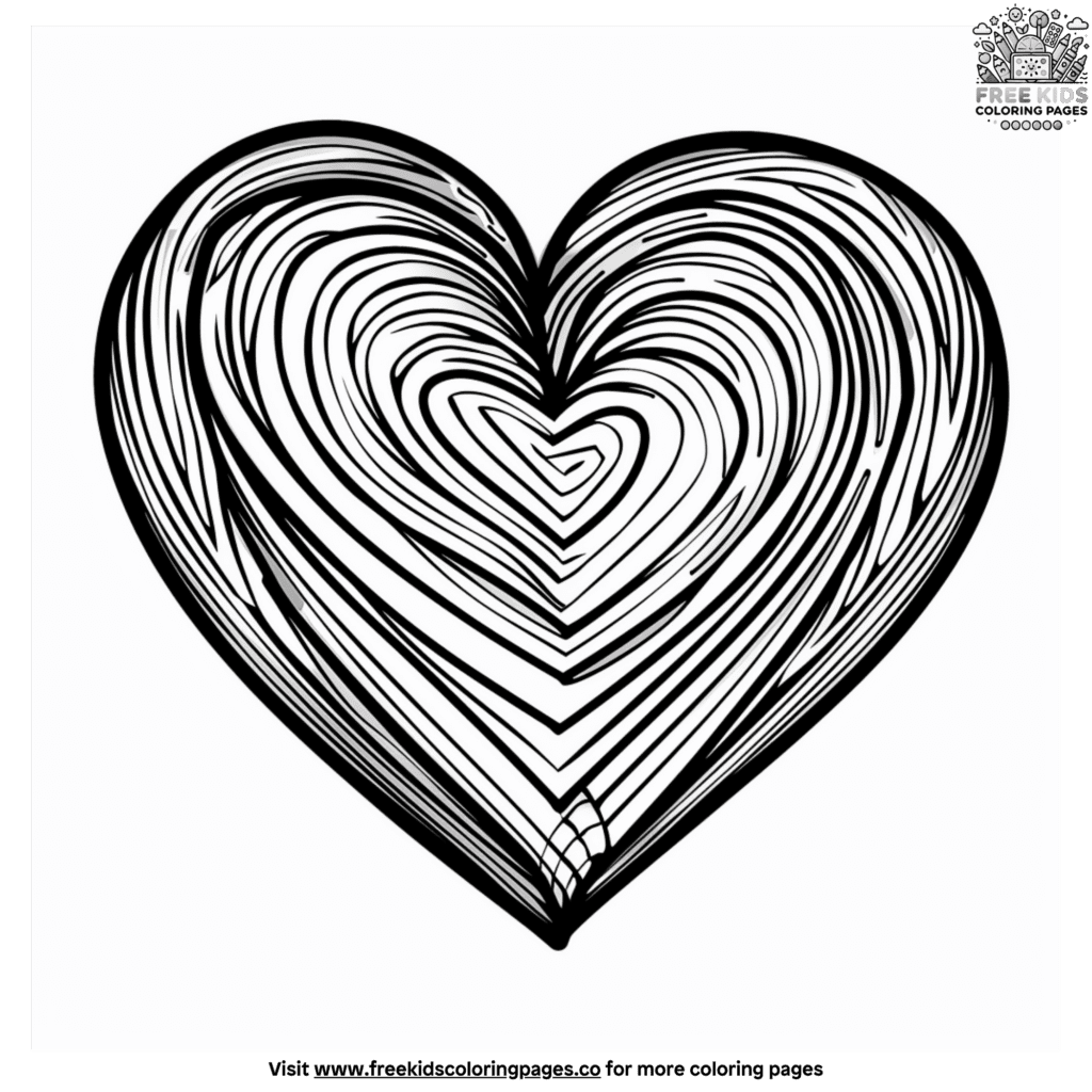 Anatomical Heart Coloring Pages For Kids - Free Printable Sheets