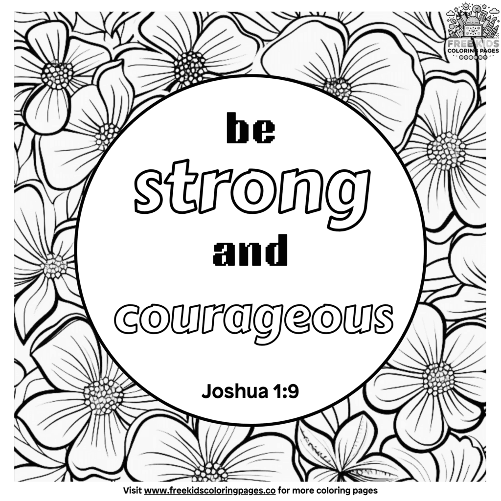 Adorable Bible Verse Coloring Pages For Preschoolers