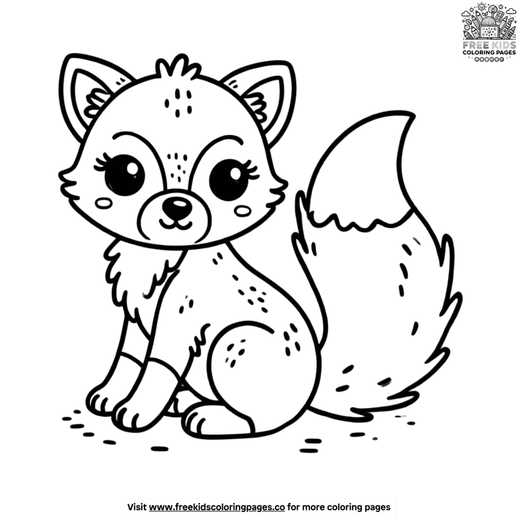 Adorable Cute Fox Coloring Pages: Perfect For Young Artists