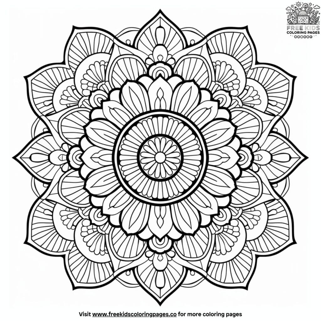 Monday Mandala Coloring Pages: Start Your Week With Creativity