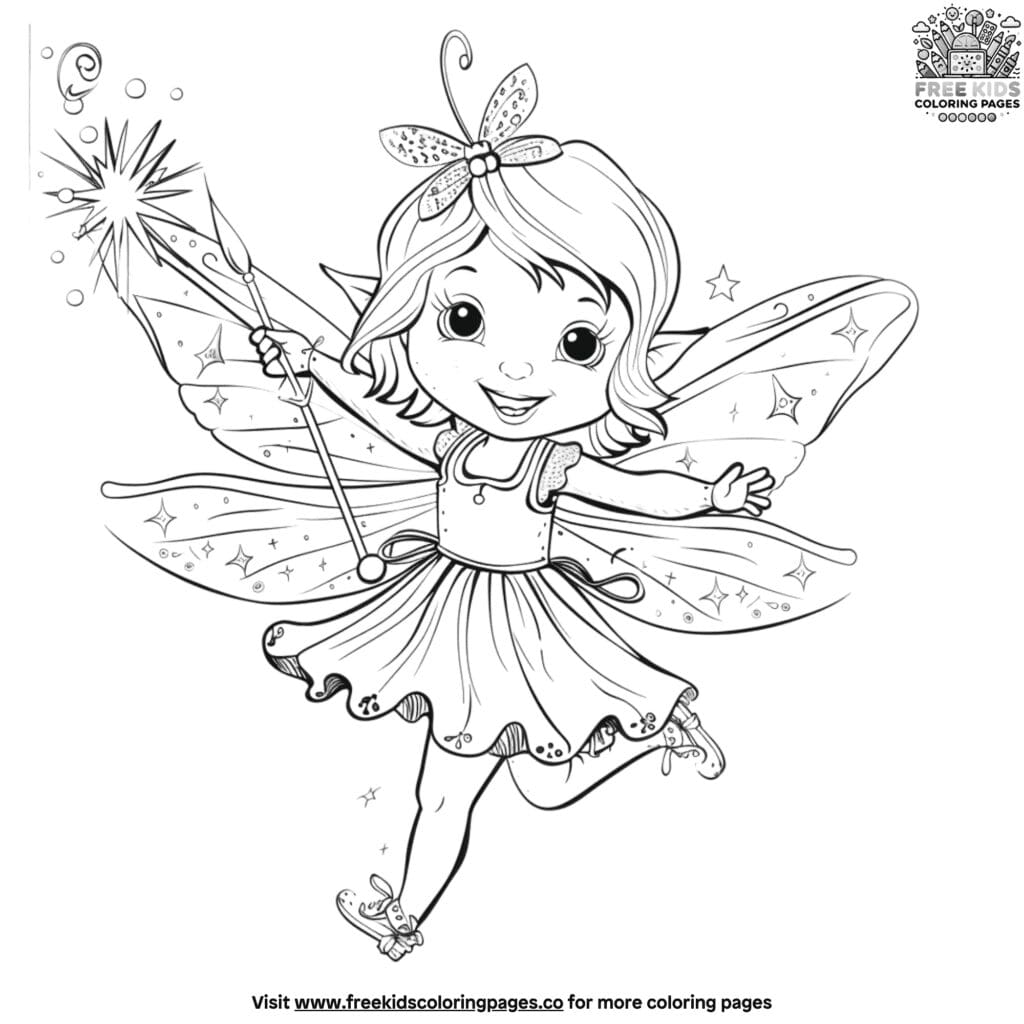 Beautiful Fairy Coloring Pages: Enchanting Designs For Kids