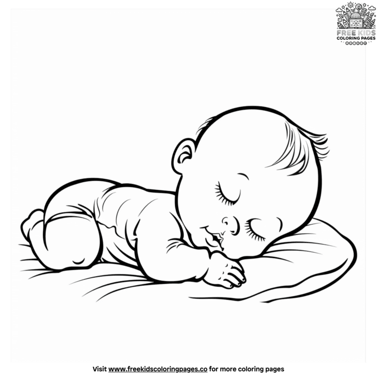 25+ Adorable Baby Coloring Pages: Fun And Educational For Kids