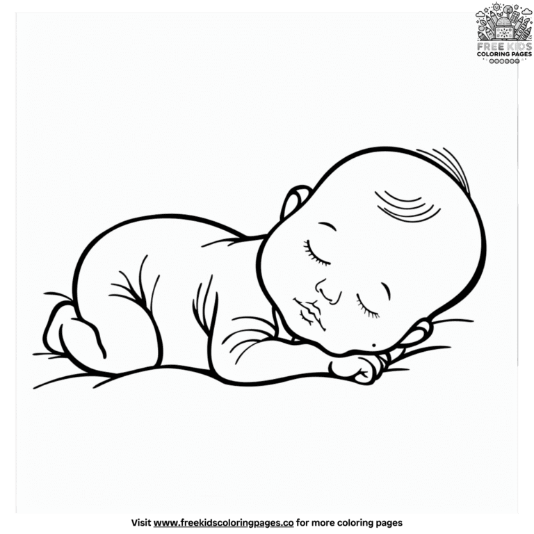 25+ Adorable Baby Coloring Pages: Fun And Educational For Kids