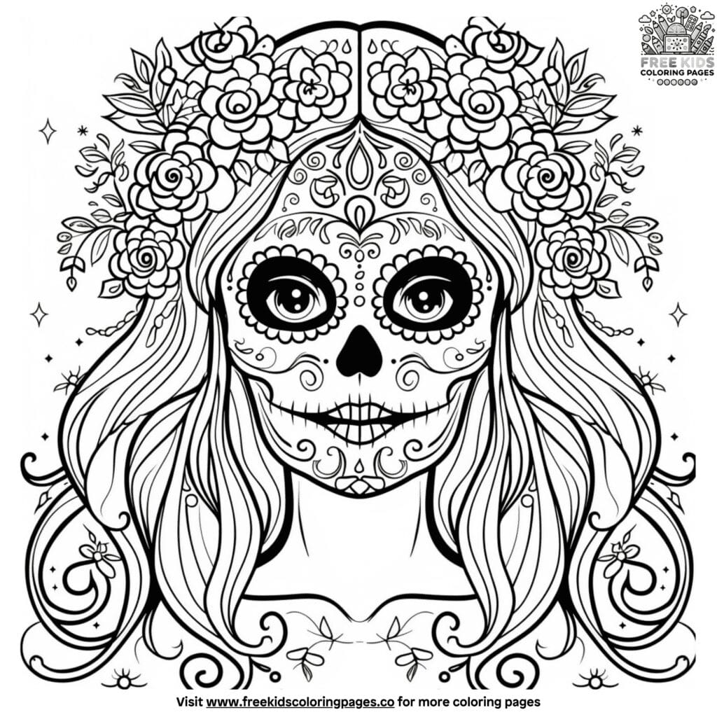 Easy Skull Coloring Pages: Perfect For Young Artists