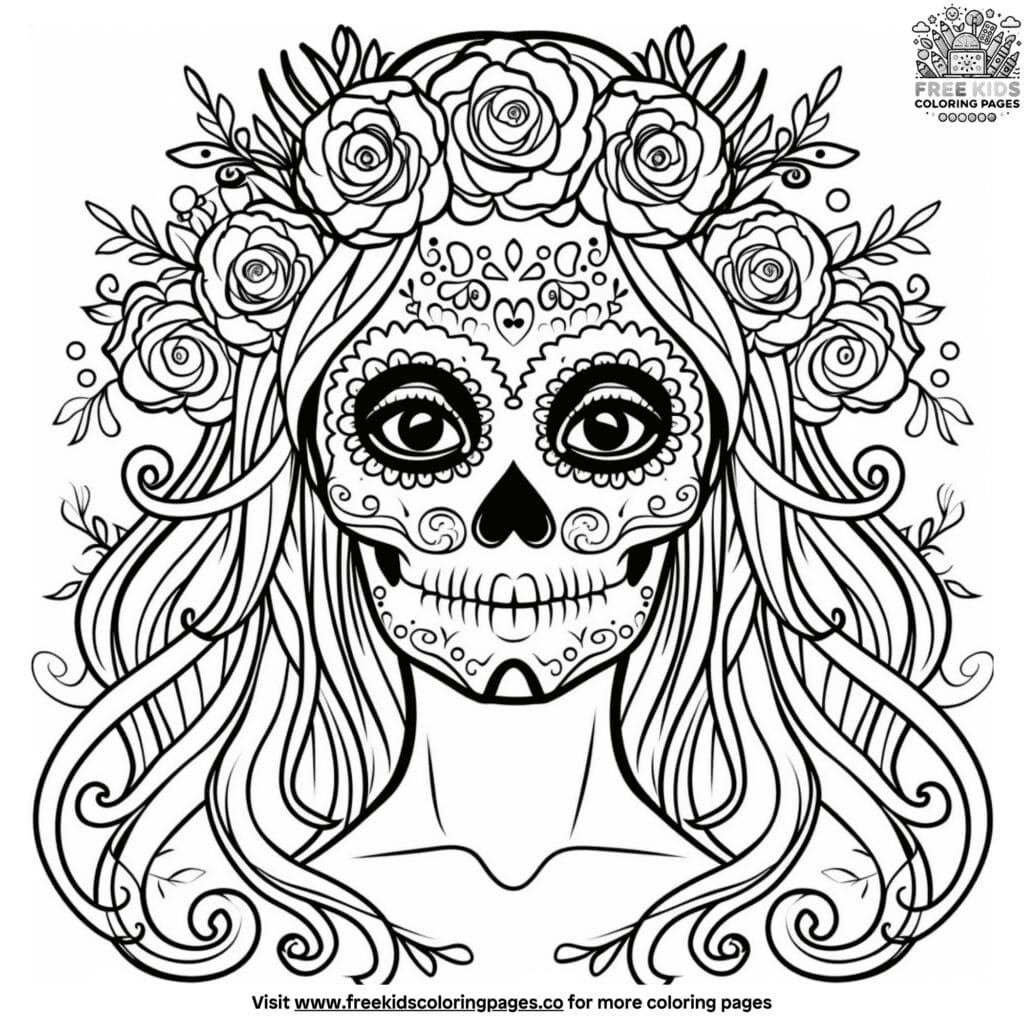Fascinating Skull Coloring Pages: Fun And Educational For Kids
