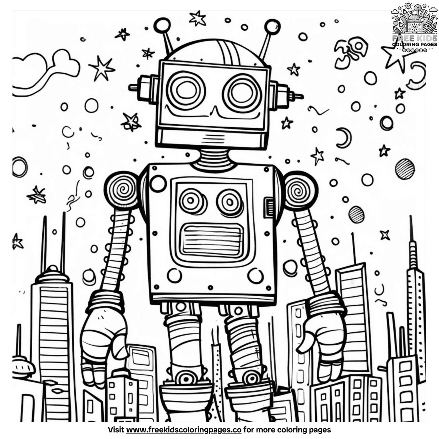 25+ Astonishing Robot Coloring Pages: Fun And Educational For Kids