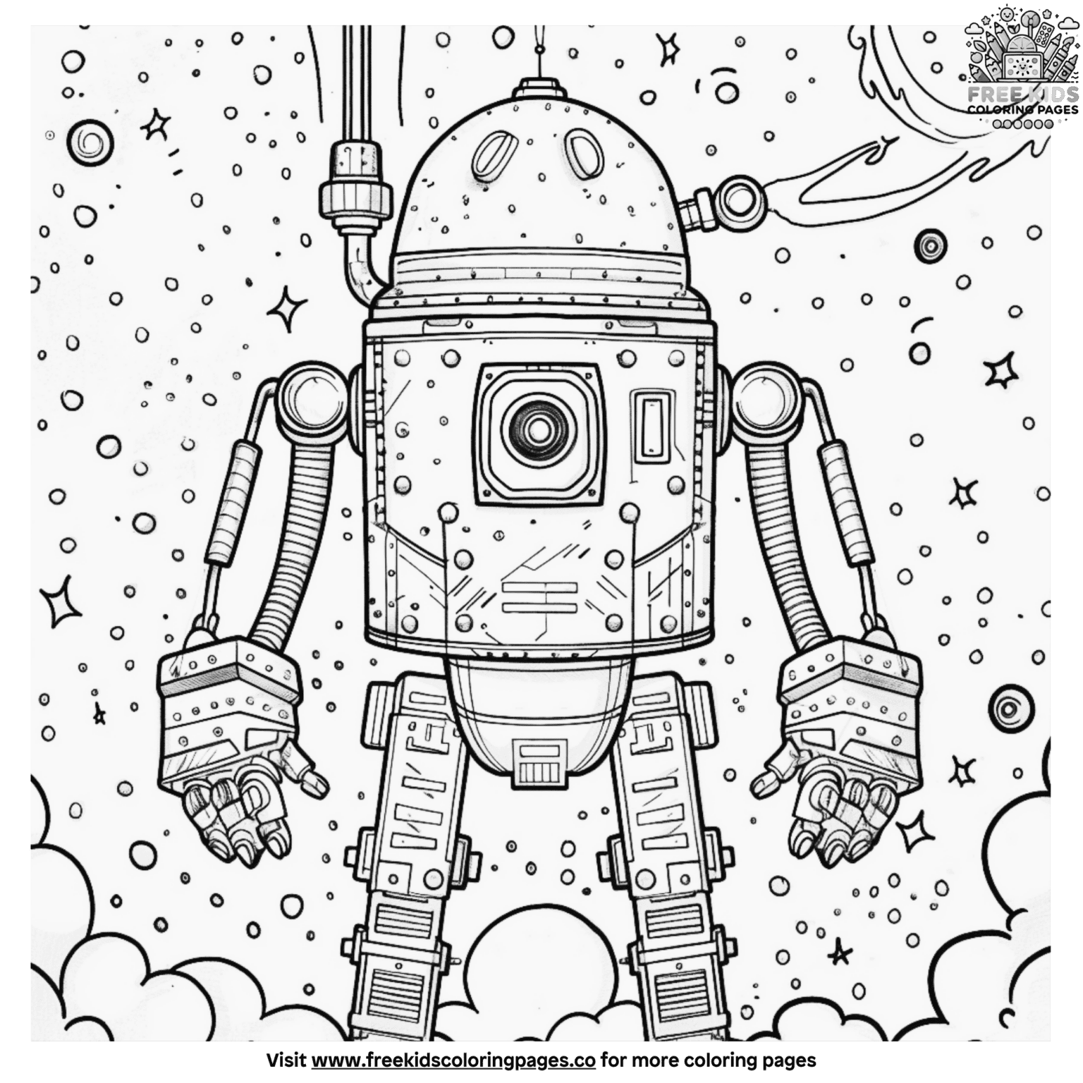 25+ Astonishing Robot Coloring Pages: Fun And Educational For Kids