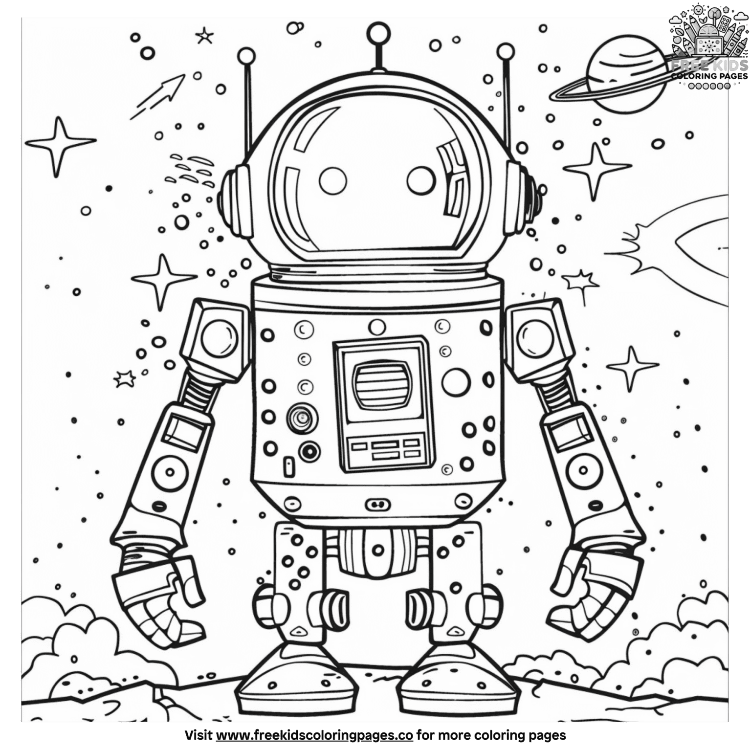 25+ Astonishing Robot Coloring Pages: Fun And Educational For Kids