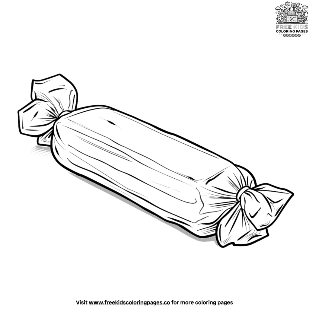 Fun And Tasty Candy Bar Coloring Pages