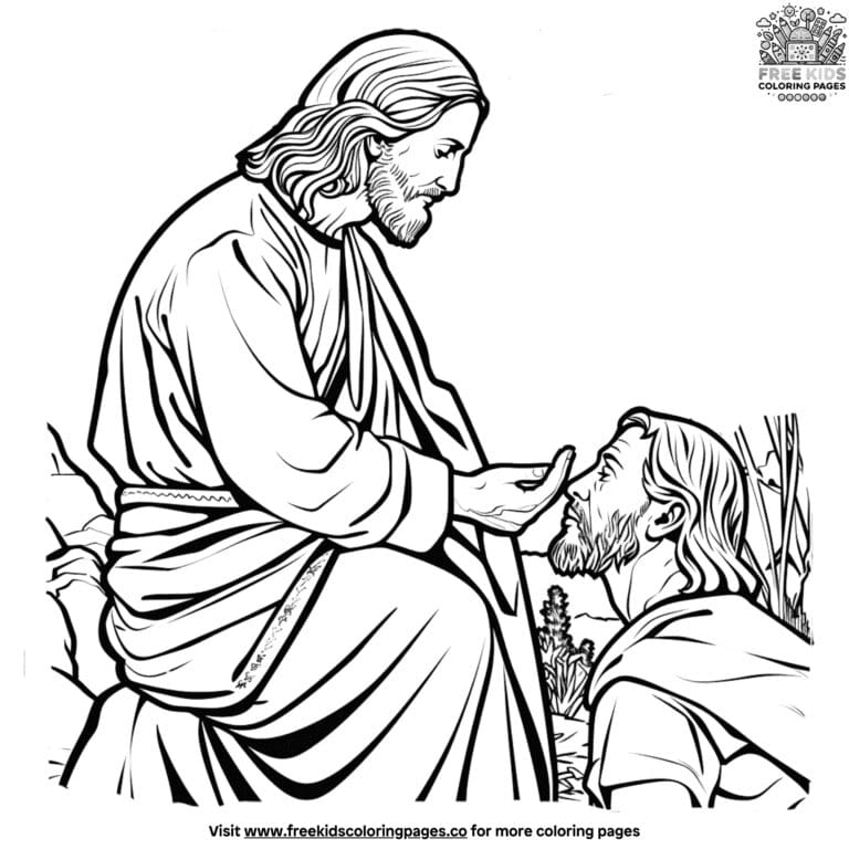 25+ Inspiring Jesus Coloring Pages To Educate Your Kids