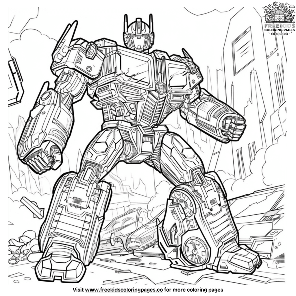 21+ Exciting Transformer Coloring Pages: Fun And Learning For Kids