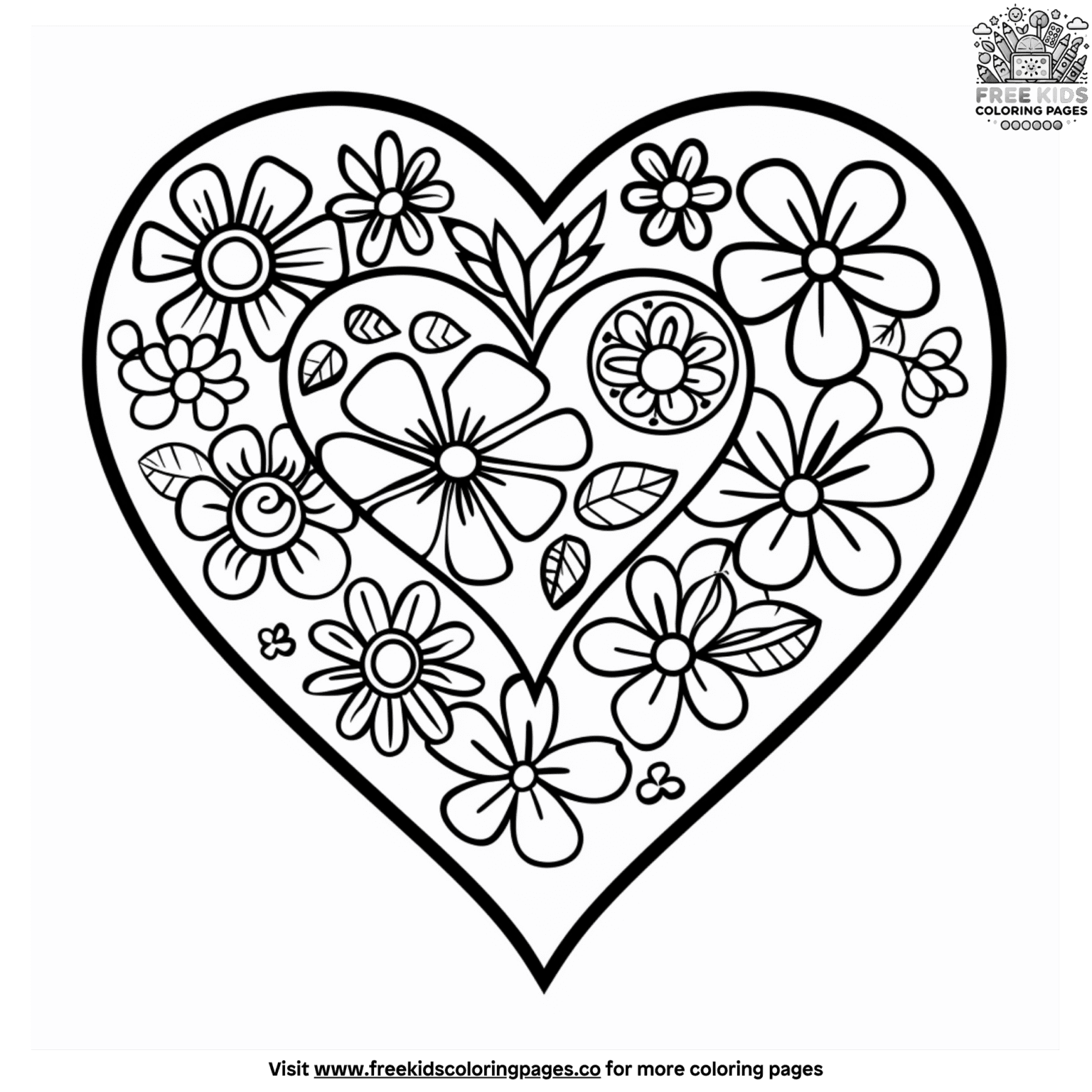 Anatomical Heart Coloring Pages For Kids - Free Printable Sheets