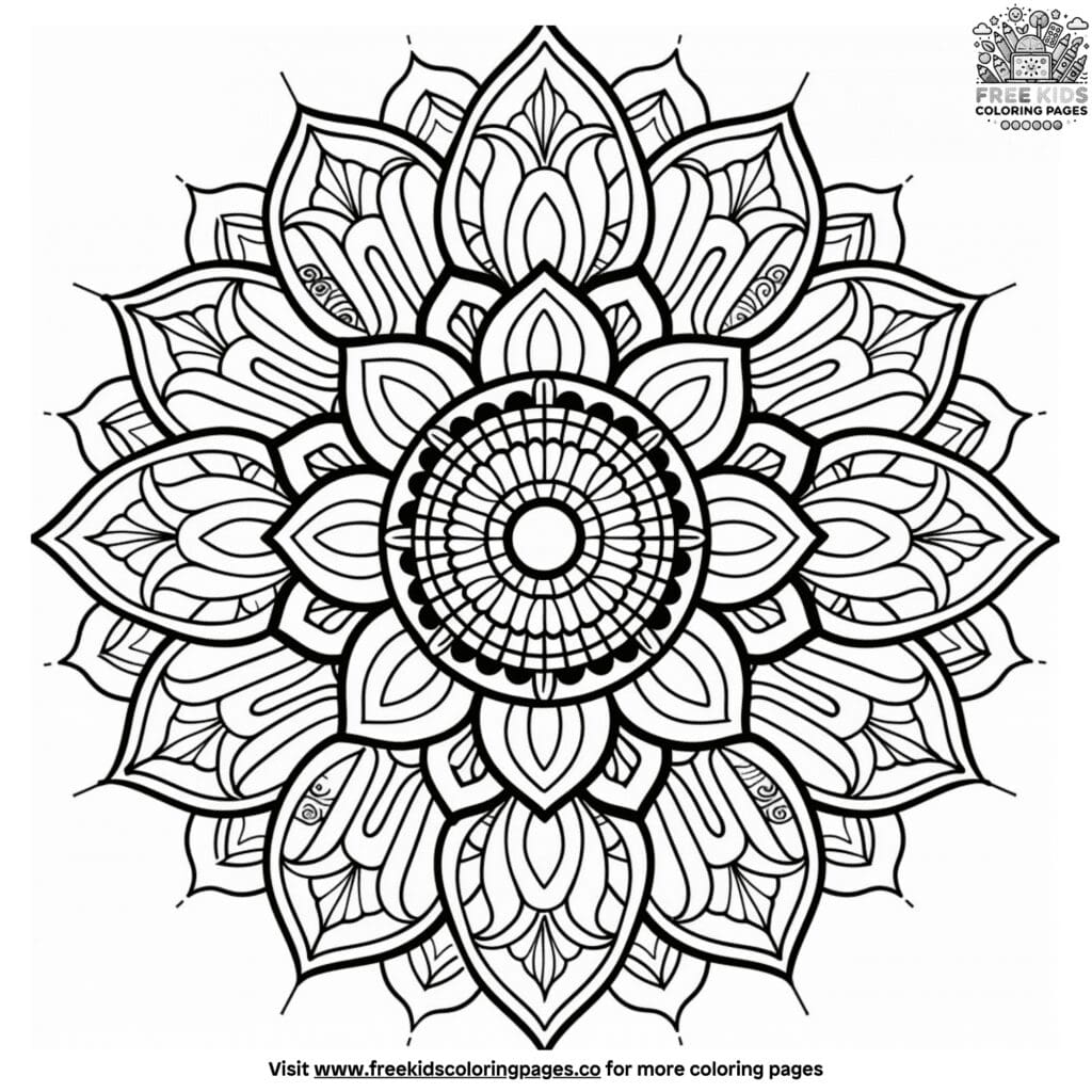 Monday Mandala Coloring Pages: Start Your Week With Creativity