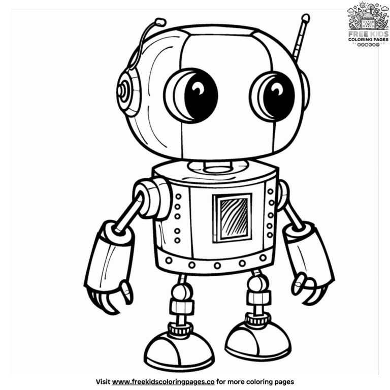 25+ Astonishing Robot Coloring Pages: Fun And Educational For Kids