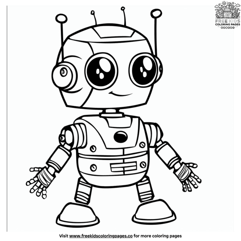 25+ Astonishing Robot Coloring Pages: Fun And Educational For Kids