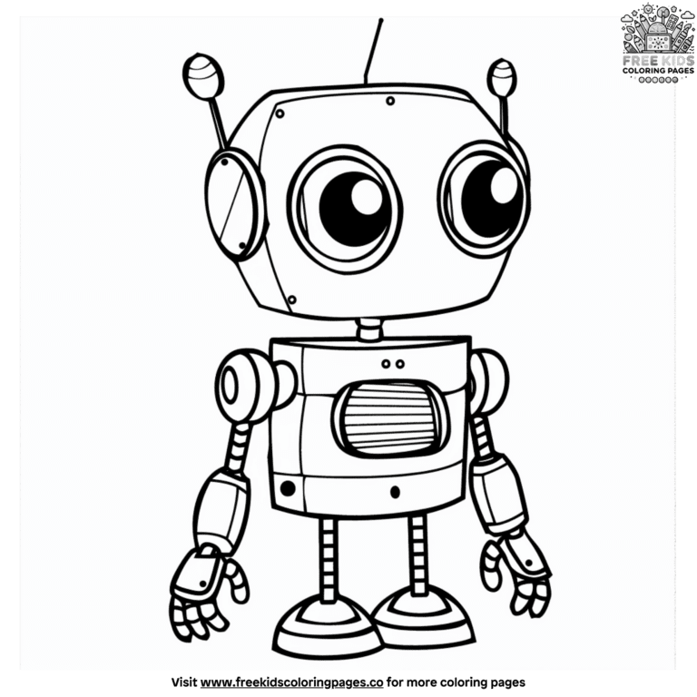 25+ Astonishing Robot Coloring Pages: Fun And Educational For Kids