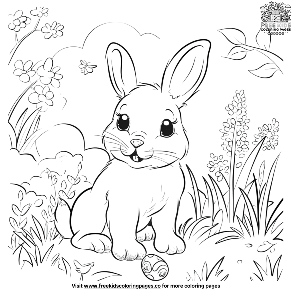 25+ Cheerful Easter Bunny Coloring Pages: Fun And Festive For Kids