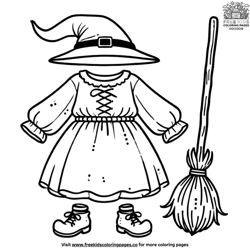 Playful Cartoon Halloween Coloring Pages For All Ages