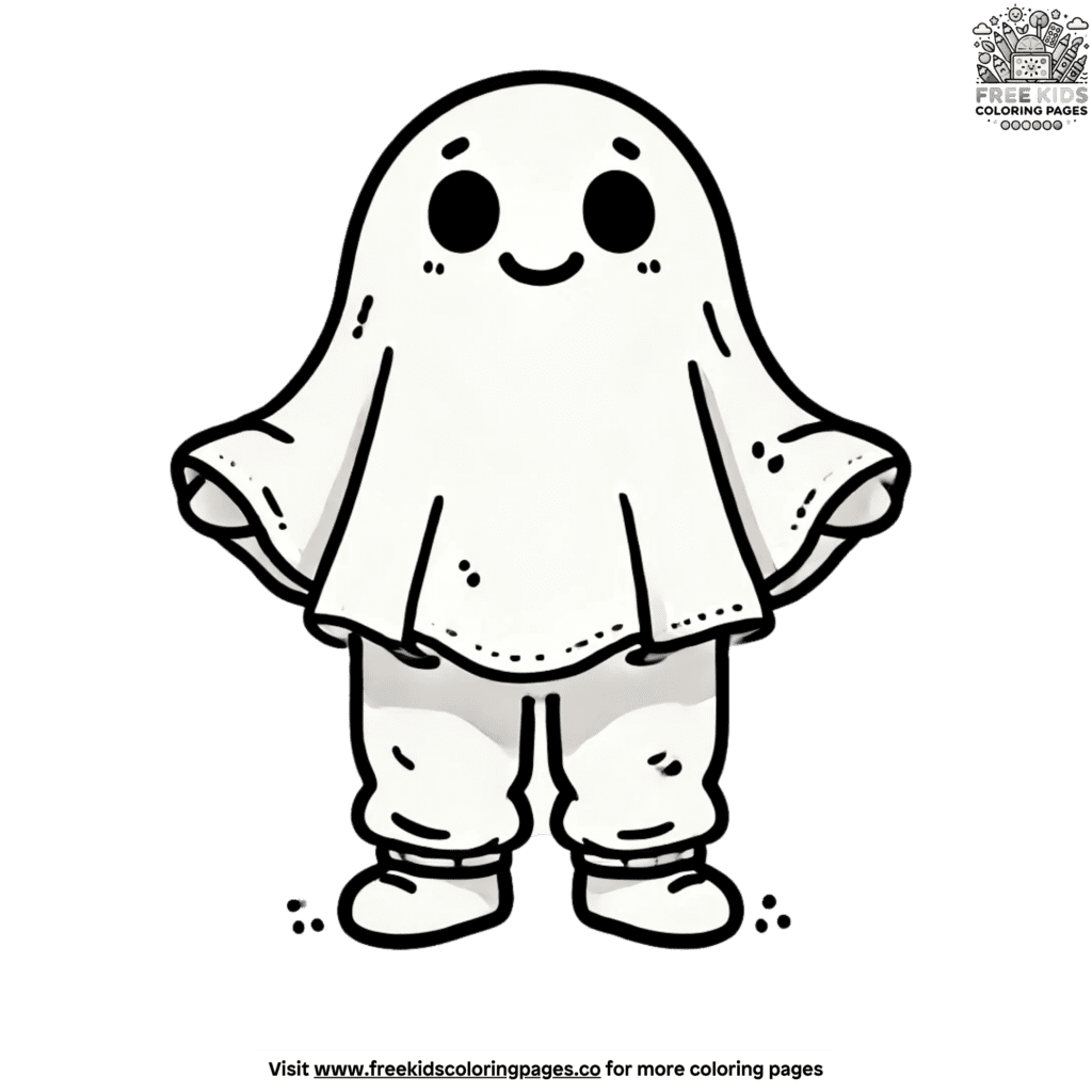 Artistic Halloween Costume Coloring Pages