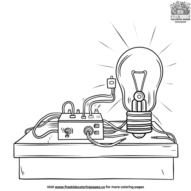 25+ Exciting Science Coloring Pages: Fun And Educational For Kids