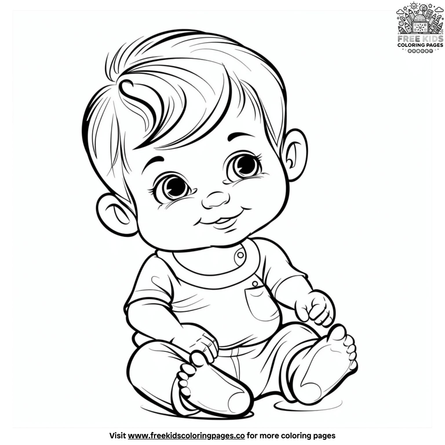 25+ Adorable Baby Coloring Pages: Fun And Educational For Kids