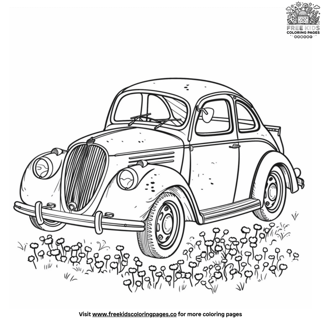 Exciting Car Coloring Pages For Fun