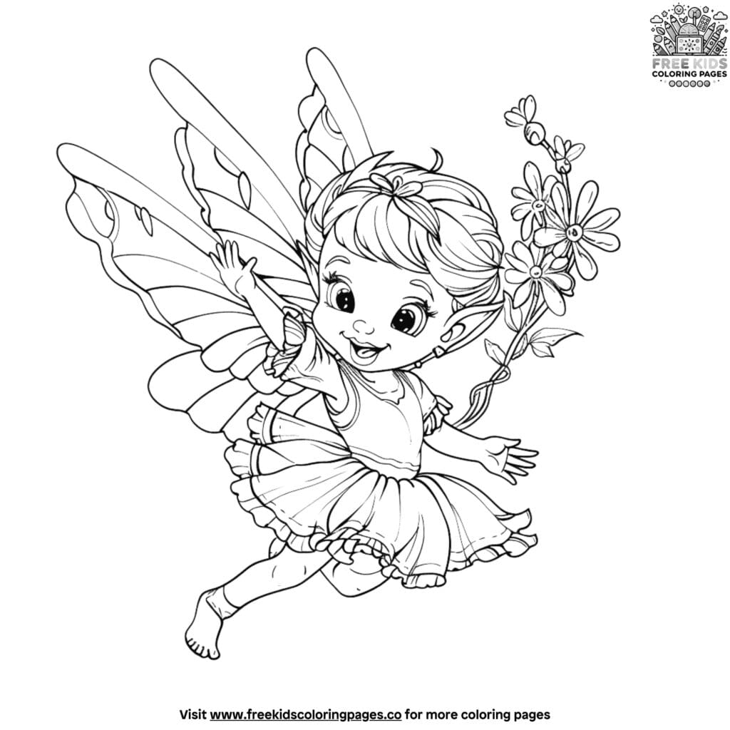 Fairy Princess Coloring Pages: Royal Magic For Your Child