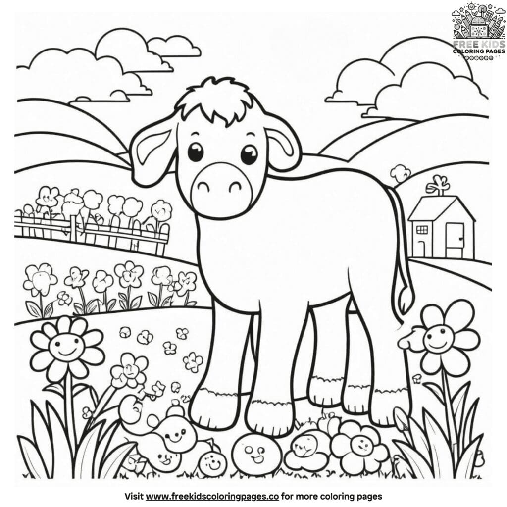 25+ Delightful Farm Coloring Pages For Kids: Vibrant Farm Adventures