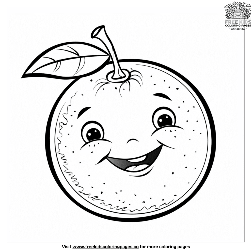Charming Fruit Coloring Pages For Creative Kids Fun