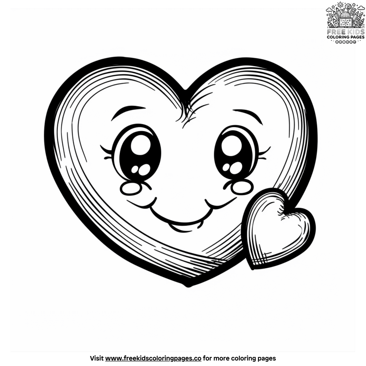 Anatomical Heart Coloring Pages For Kids - Free Printable Sheets