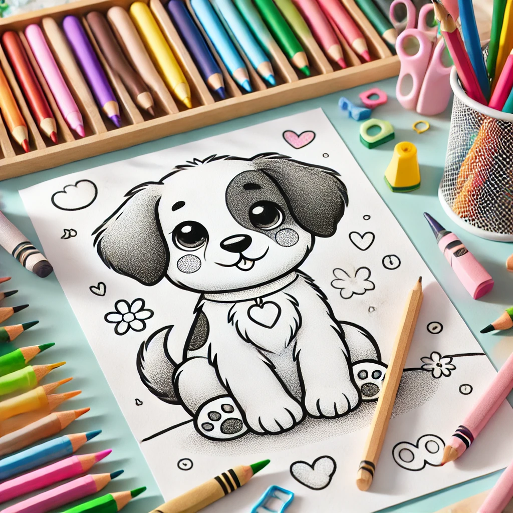 21+ Adorable Puppy Coloring Pages: Fun And Educational For Kids
