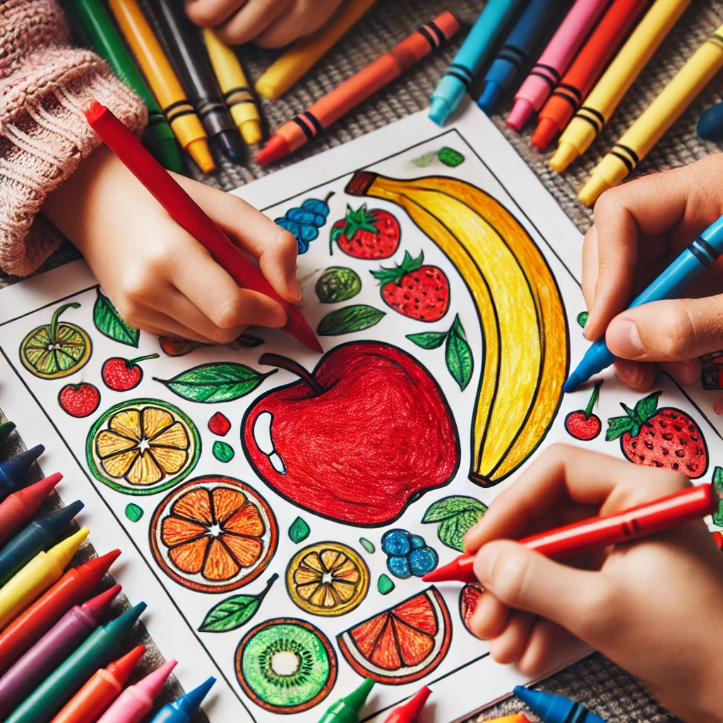 21+ Delightful Food Coloring Pages: Fun And Educational For Kids