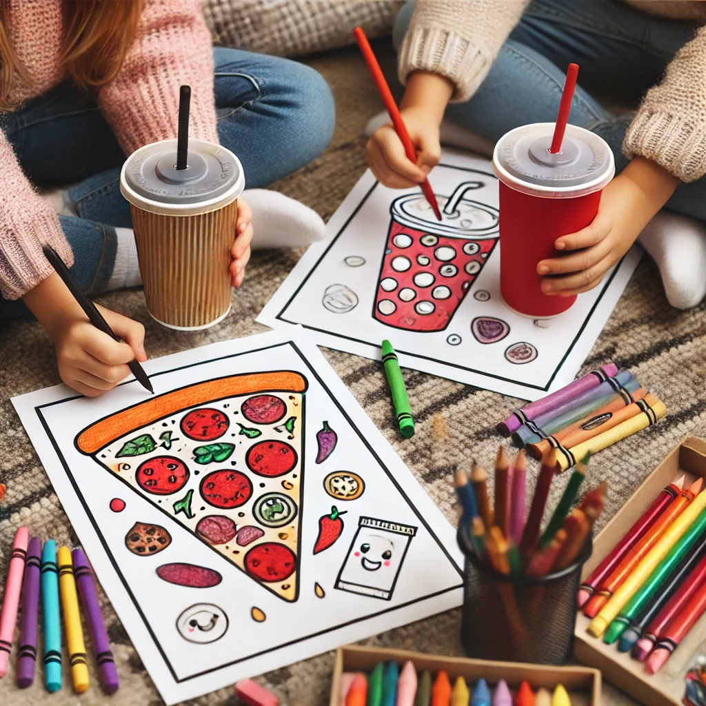 21+ Delightful Food Coloring Pages: Fun And Educational For Kids