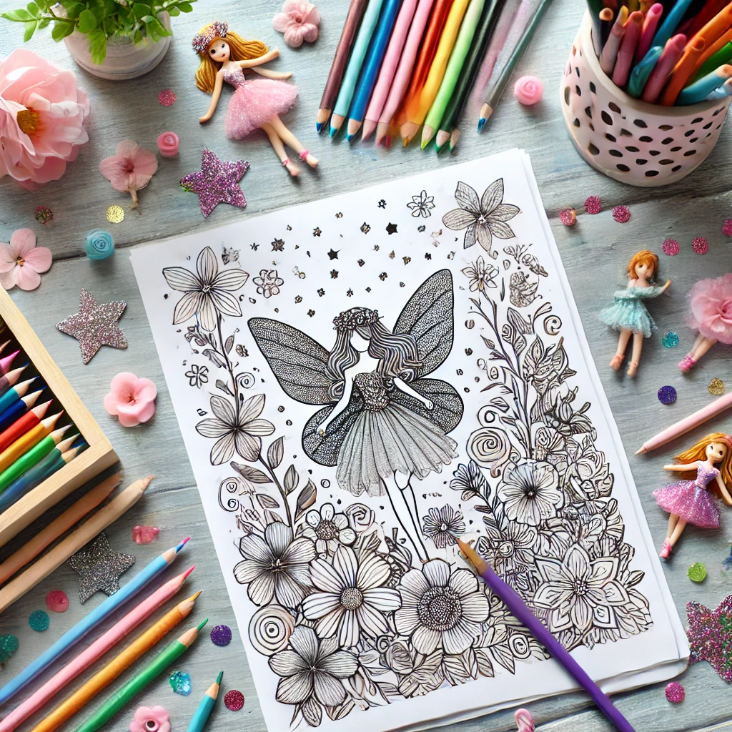 21+ Enchanting Fairy Coloring Pages: Magical Fun For Kids