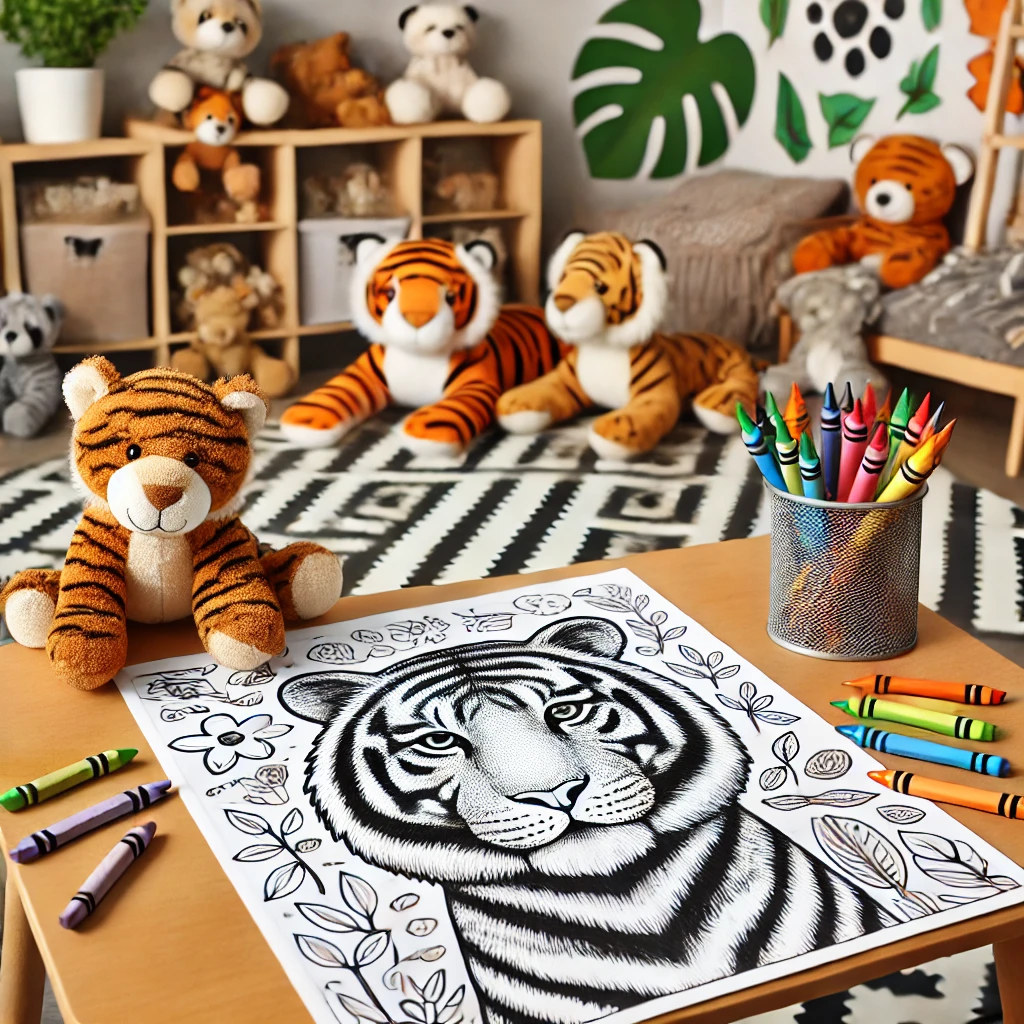 21+ Magnificent Tiger Coloring Pages