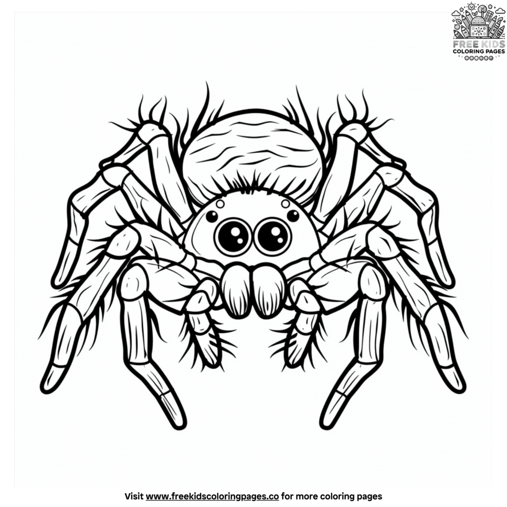 Exciting Spider Coloring Pages For Kids