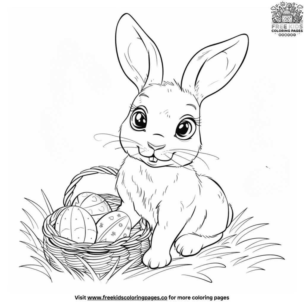 25+ Cheerful Easter Bunny Coloring Pages: Fun And Festive For Kids