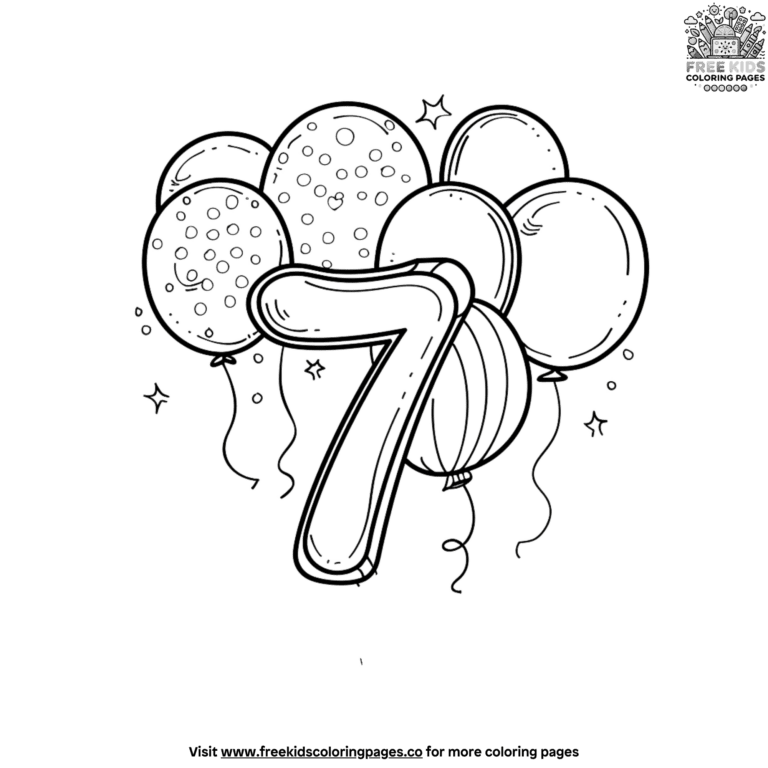 25+ Fun And Engaging Number Coloring Pages: Perfect For Kids