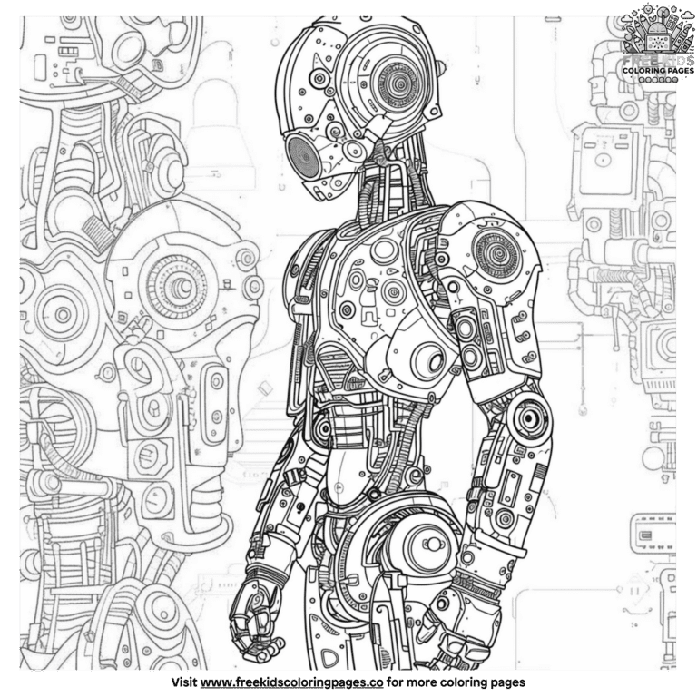 25+ Astonishing Robot Coloring Pages: Fun And Educational For Kids