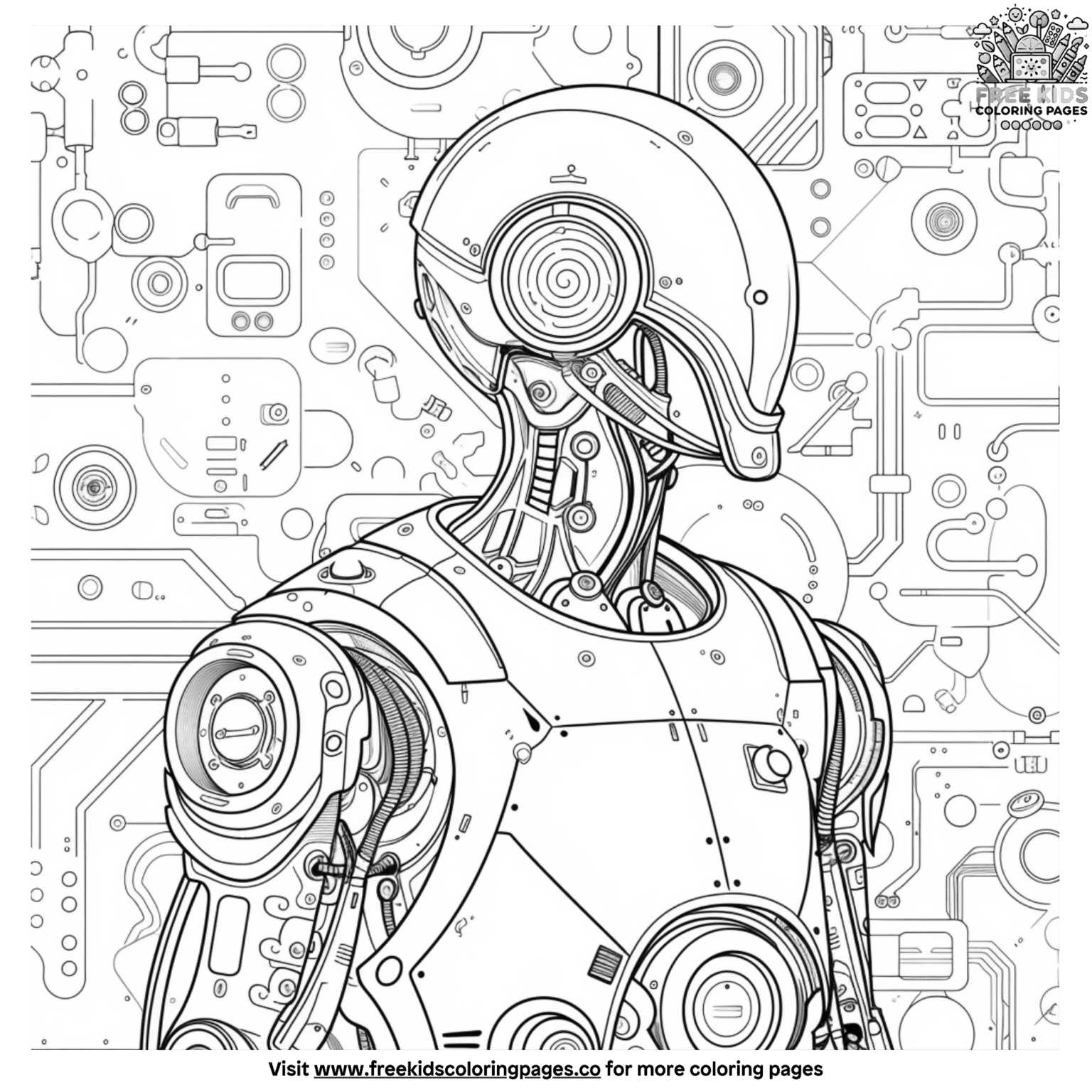 25+ Astonishing Robot Coloring Pages: Fun And Educational For Kids