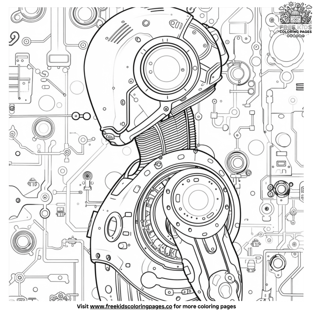 25+ Astonishing Robot Coloring Pages: Fun And Educational For Kids