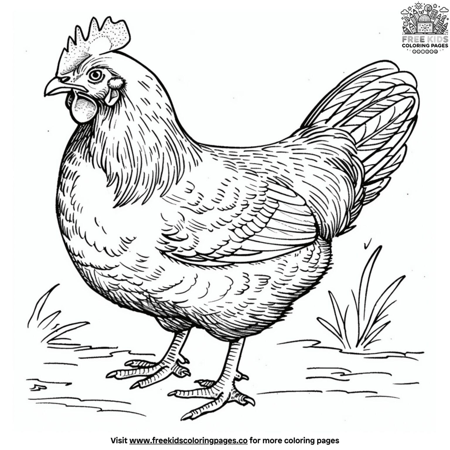 25+ Delightful Chicken Coloring Pages: Fun And Educational For Kids