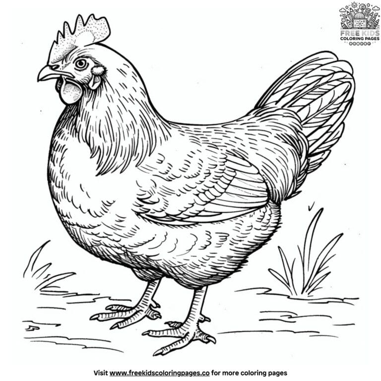 25+ Delightful Chicken Coloring Pages: Fun And Educational For Kids