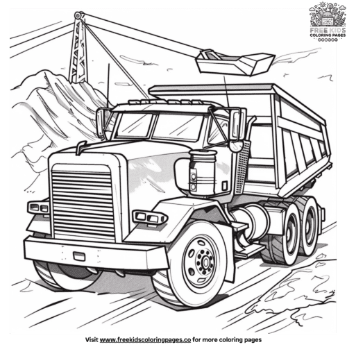 Adventurous Off-Road Truck Coloring Pages: Thrilling Designs