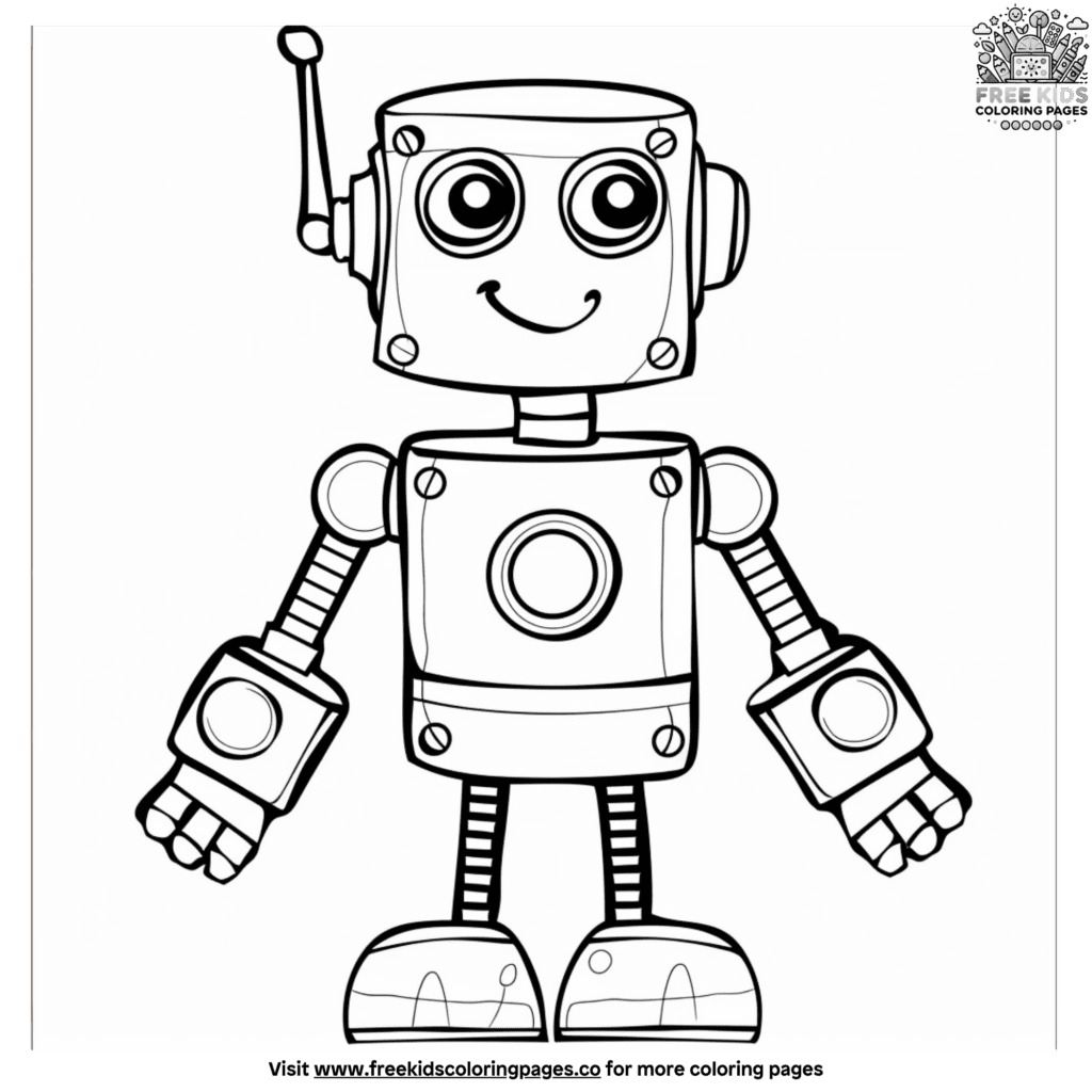 25+ Astonishing Robot Coloring Pages: Fun And Educational For Kids
