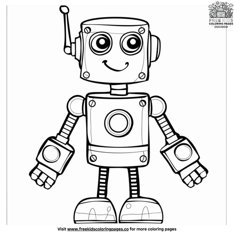 25+ Astonishing Robot Coloring Pages: Fun And Educational For Kids