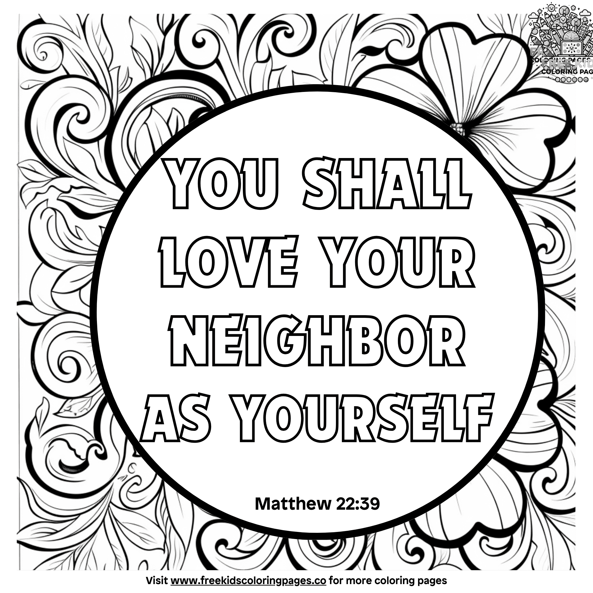 25+ Bible Verse Coloring Pages To Engage And Uplift Kids